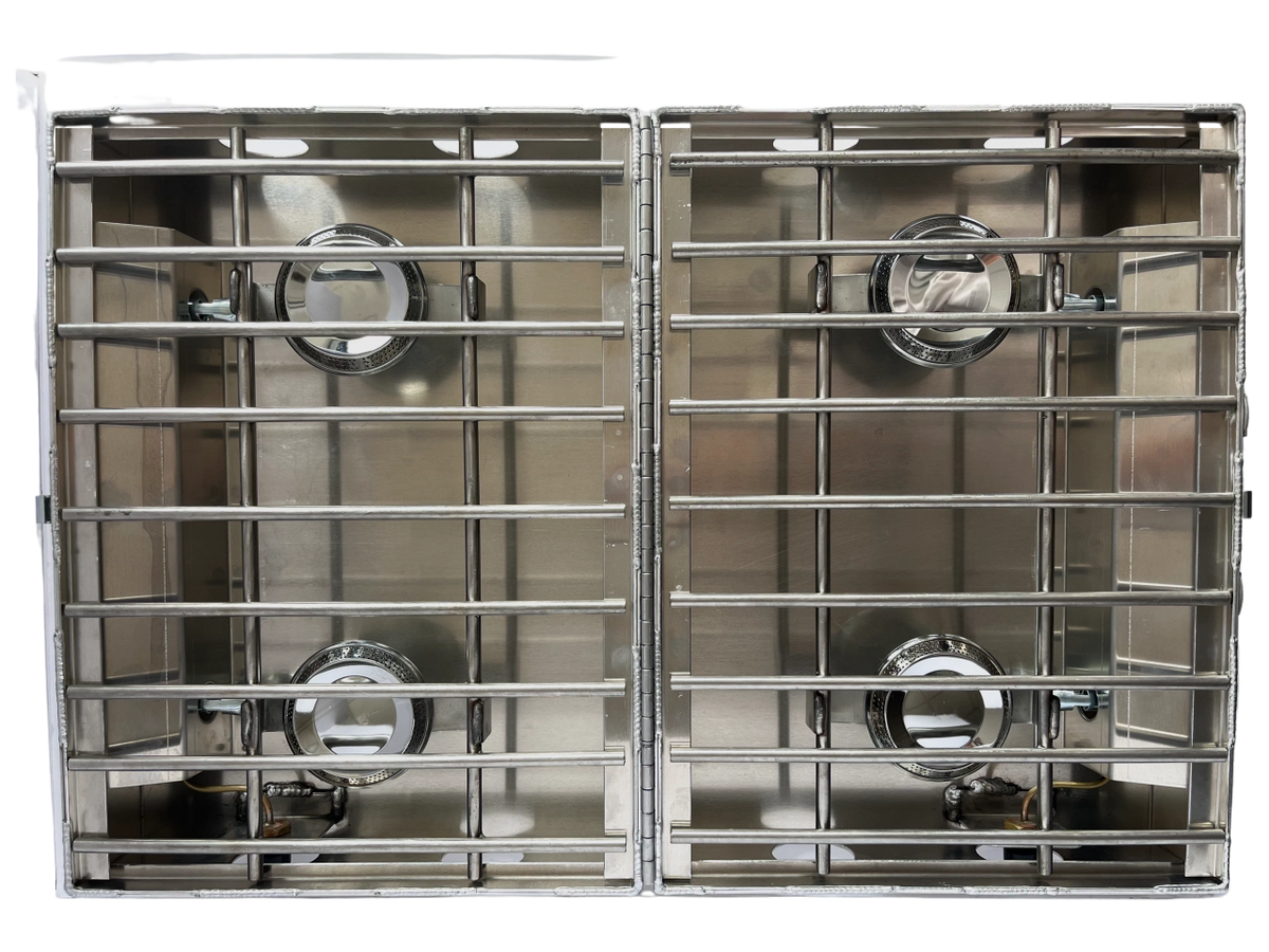 Cook partner 4 Burner Partner Stove With Break-Apart Hinge – Inca ...